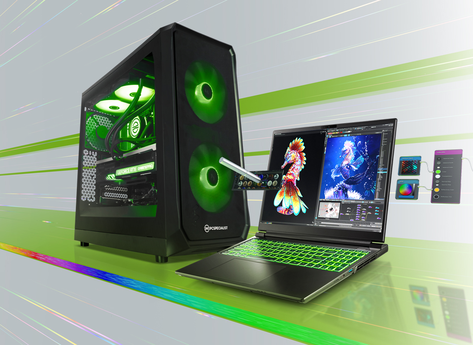 PCSPECIALIST - Configure a high performance Nvidia Studio Based PC