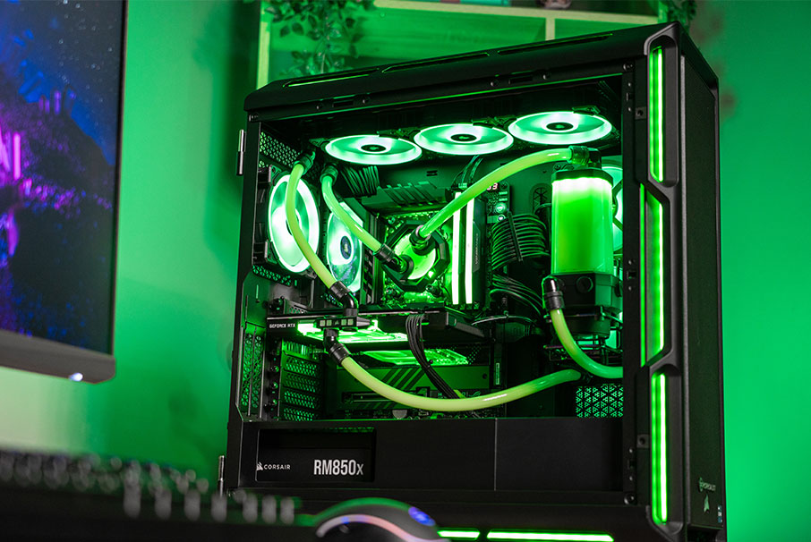 PCSPECIALIST - LIQUID SERIES Water Cooled PCs