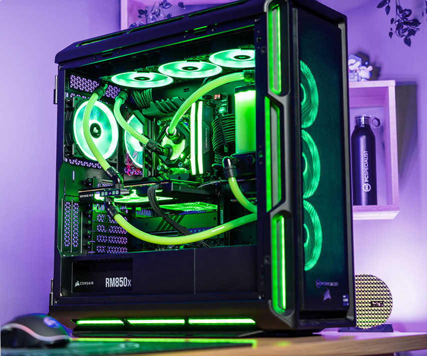 PCSPECIALIST - LIQUID SERIES Water Cooled PCs